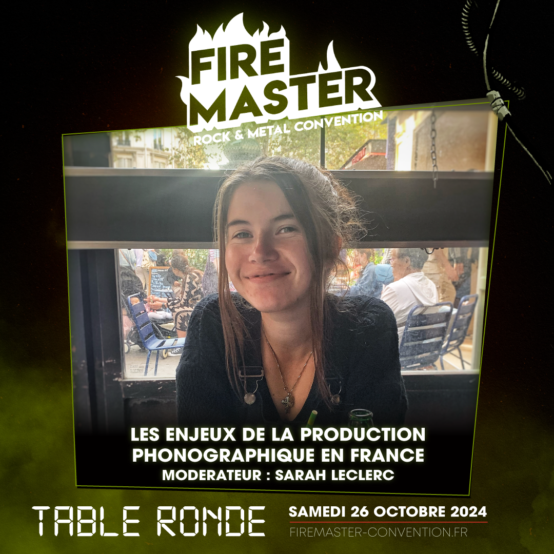 Firemaster Convention | LES ENJEUX DE LA PRODUCTION PHONOGRAPHIQUE EN FRANCE - Firemaster Convention